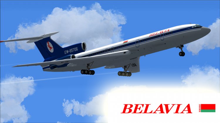 Livery Belavia for ПТ Ту-154Б-2 FSX 1.0beta - FSX Aircraft Liveries and ...