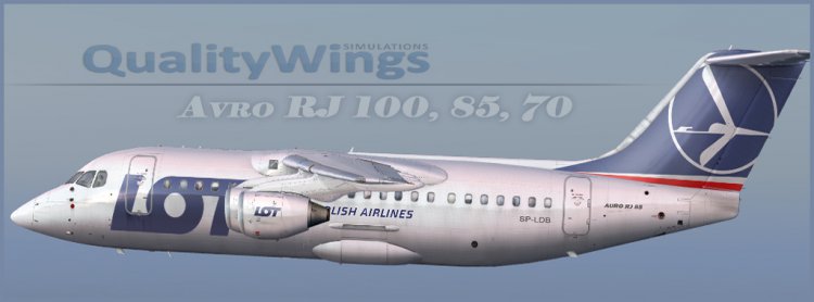 FSX Aircraft Liveries and Textures - Files - QW Avro RJ100,85,70 - LOT ...