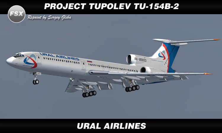 Project Tupolev Tu-154B-2 - Ural Airlines - FSX Aircraft Liveries and ...