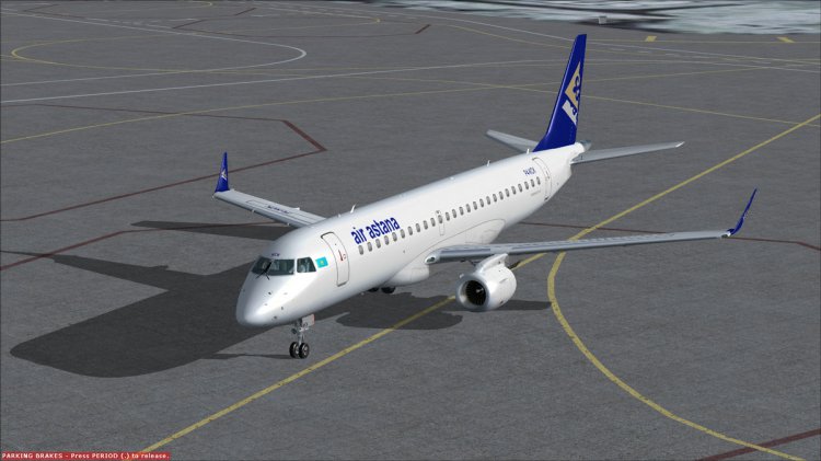 Embraer E190 - Air Astana - FSX Aircraft Liveries and Textures - Avsim.su