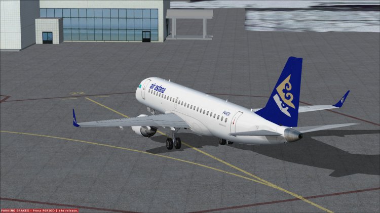 Embraer E190 - Air Astana - FSX Aircraft Liveries and Textures - Avsim.su