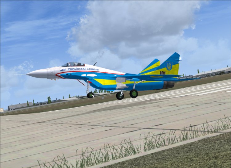 MiG-29 Ukrainian Falcons - FSX Aircraft Liveries and Textures - Avsim.su