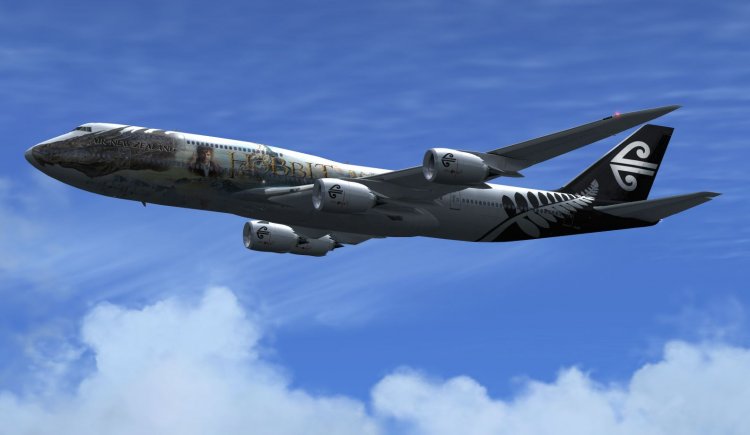 PMDG B748i Air New Zealand "Hobbit" - FSX Aircraft Liveries and ...