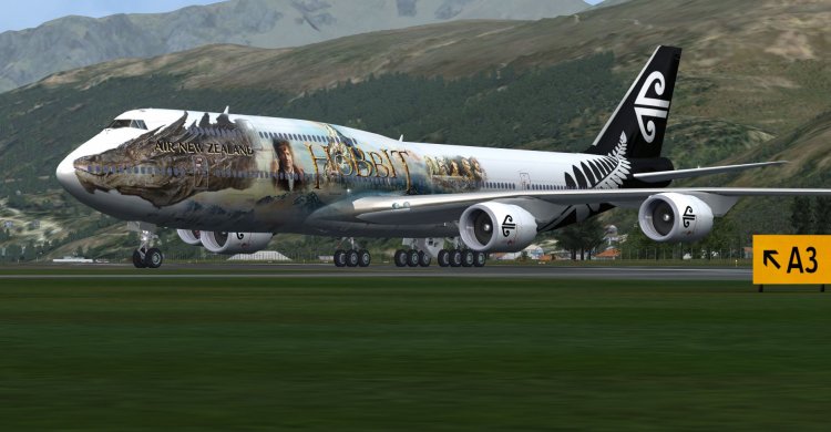 PMDG B748i Air New Zealand "Hobbit" - FSX Aircraft Liveries and ...