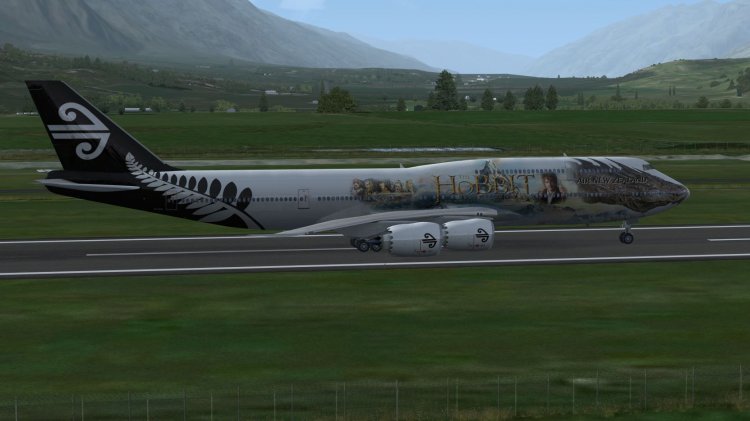 PMDG B748i Air New Zealand "Hobbit" - FSX Aircraft Liveries and ...