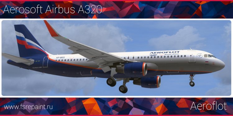 Aerosoft Airbus A320 - Aeroflot - VP-BEO - FSX Aircraft Liveries and ...