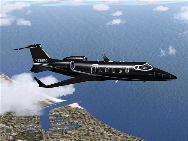 Bombardier Learjet XL60 Black - FSX Aircrafts - Avsim.su