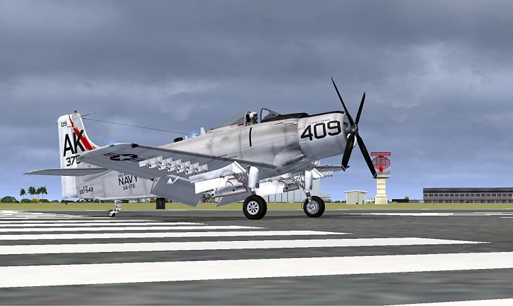 Douglas A-1 Skyraider - FSX Aircrafts - Avsim.su
