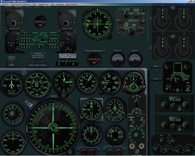 FSX Aircraft and Helicopter Panels - Files - Панель для McDonnell ...