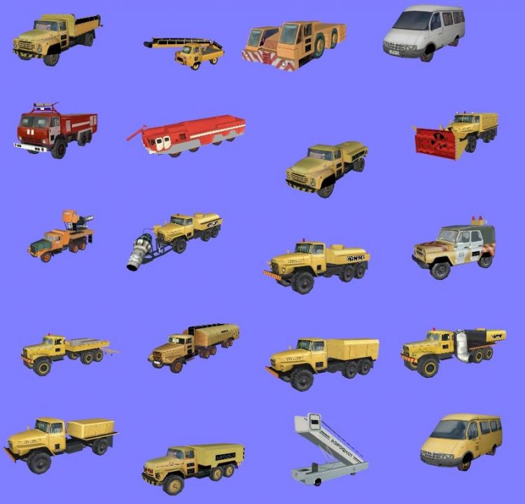 Vnutriportovy ground traffic for FSX. Region "M". - FSX AI Traffic ...