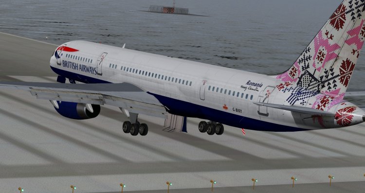 Boeing 757-200 British Airways world tail G-BIKY XP-10 - X-Plane ...